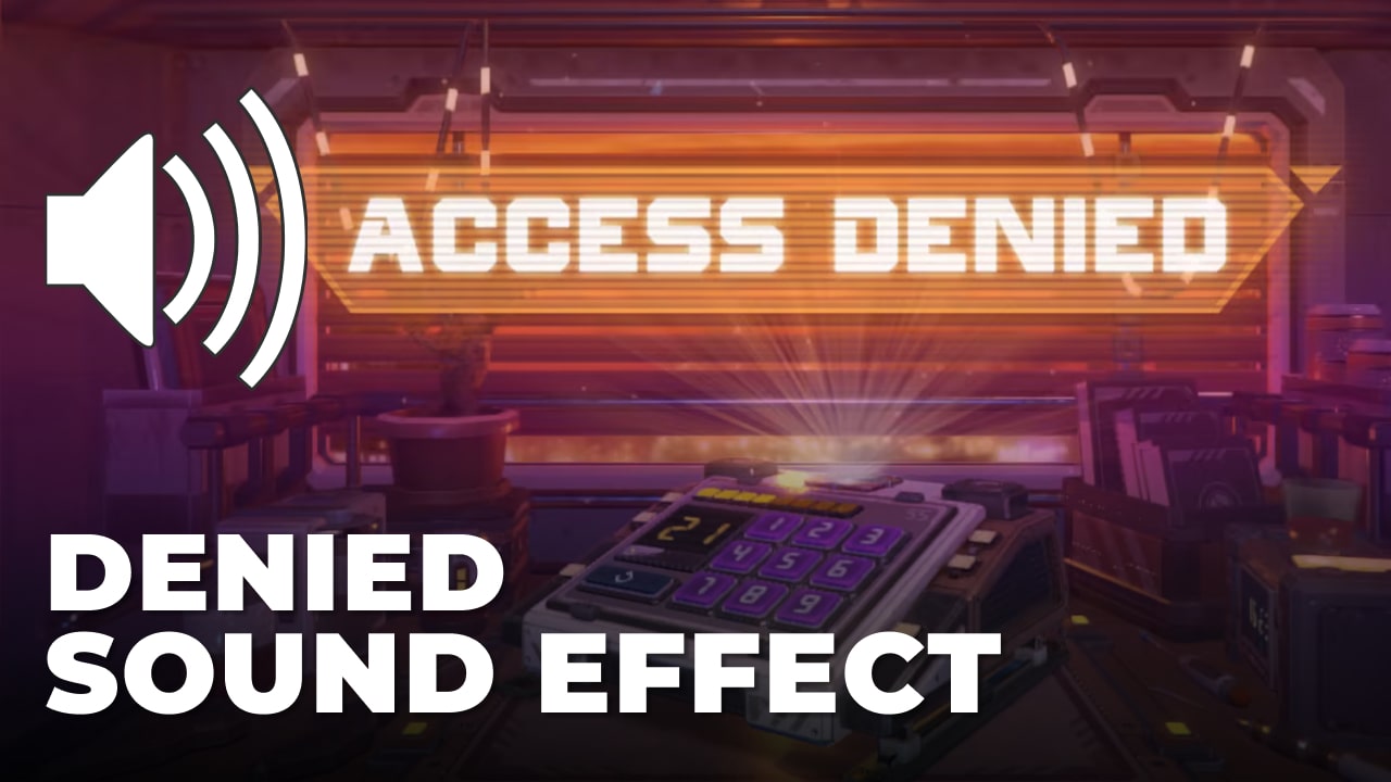 Denied Sound Effect - Download Free MP3 MP3 Sound