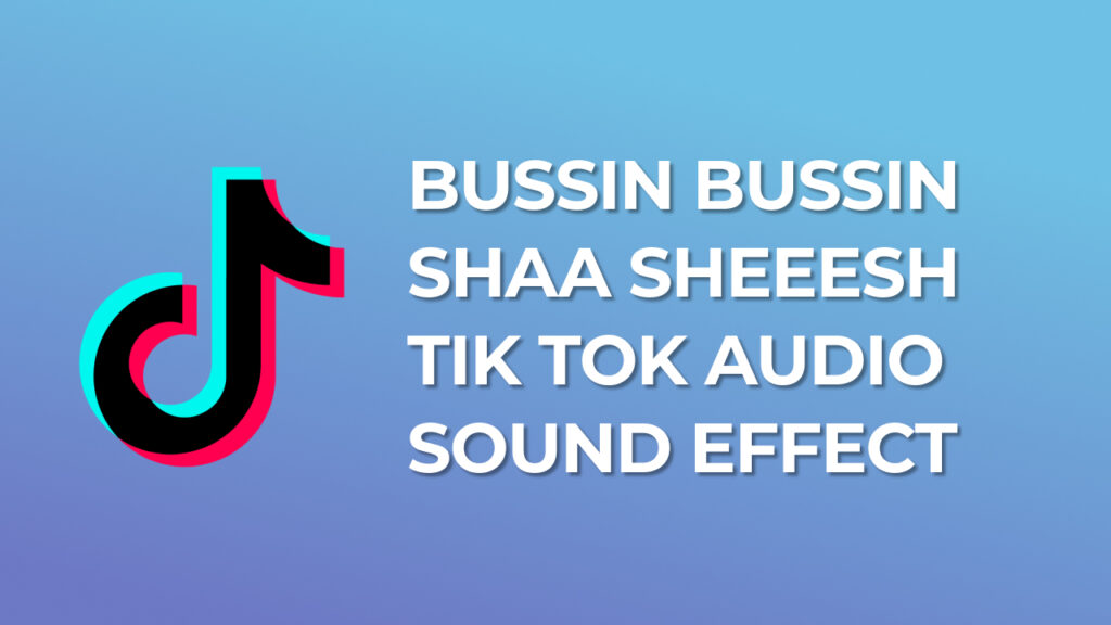 Bussin Bussin Shaaa Sheesh Tik Tok Sound Effect - MP3 Download