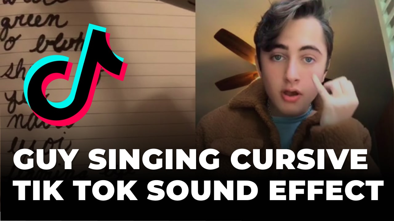 Guy singing cursive Sound Effect - MP3 Download