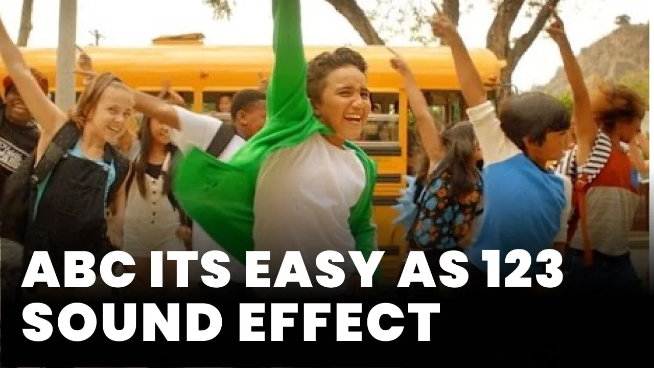 abc its easy as 123 Sound Effect - MP3 Download