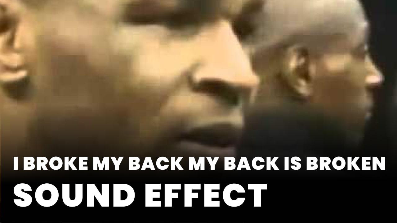 I broke my back my back is broken - MP3 Download