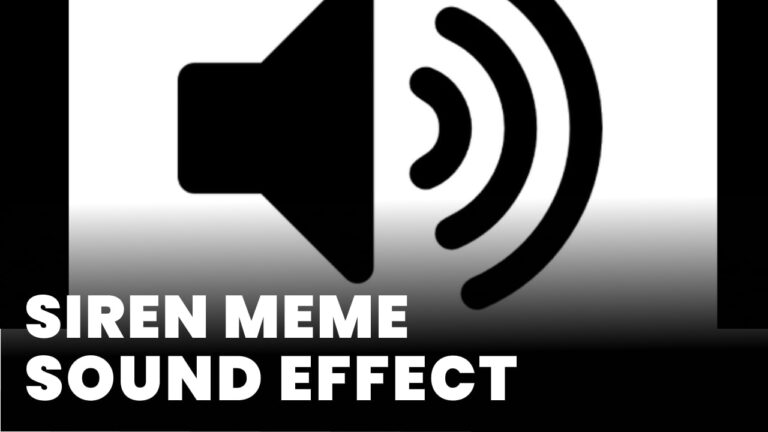 Siren Meme Sound Effect - MP3 Download
