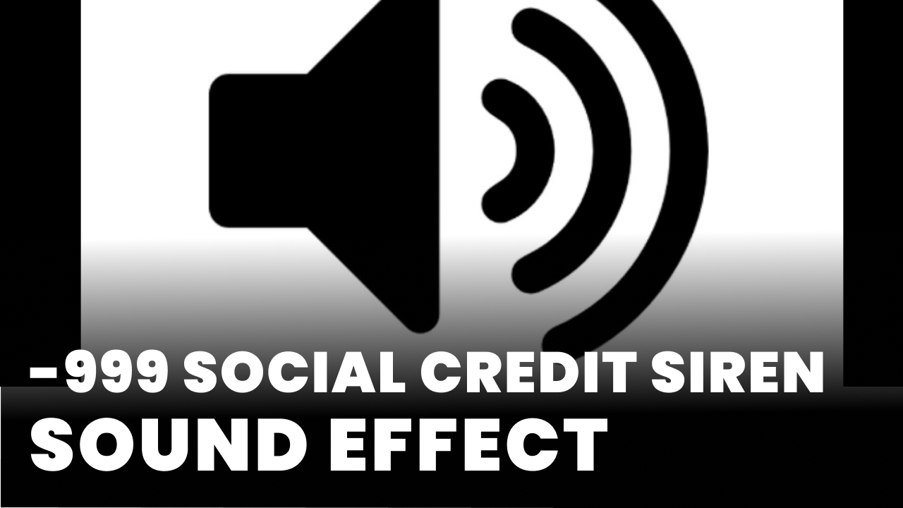 -999 Social Credit Siren Sound Effect - MP3 Download