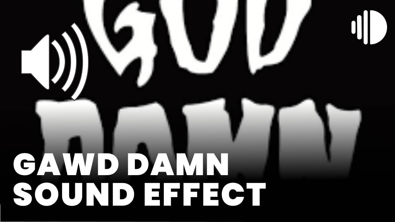 Gawd Damn Sound Effect - MP3 Download