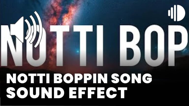 Notti Boppin Song - MP3 Download