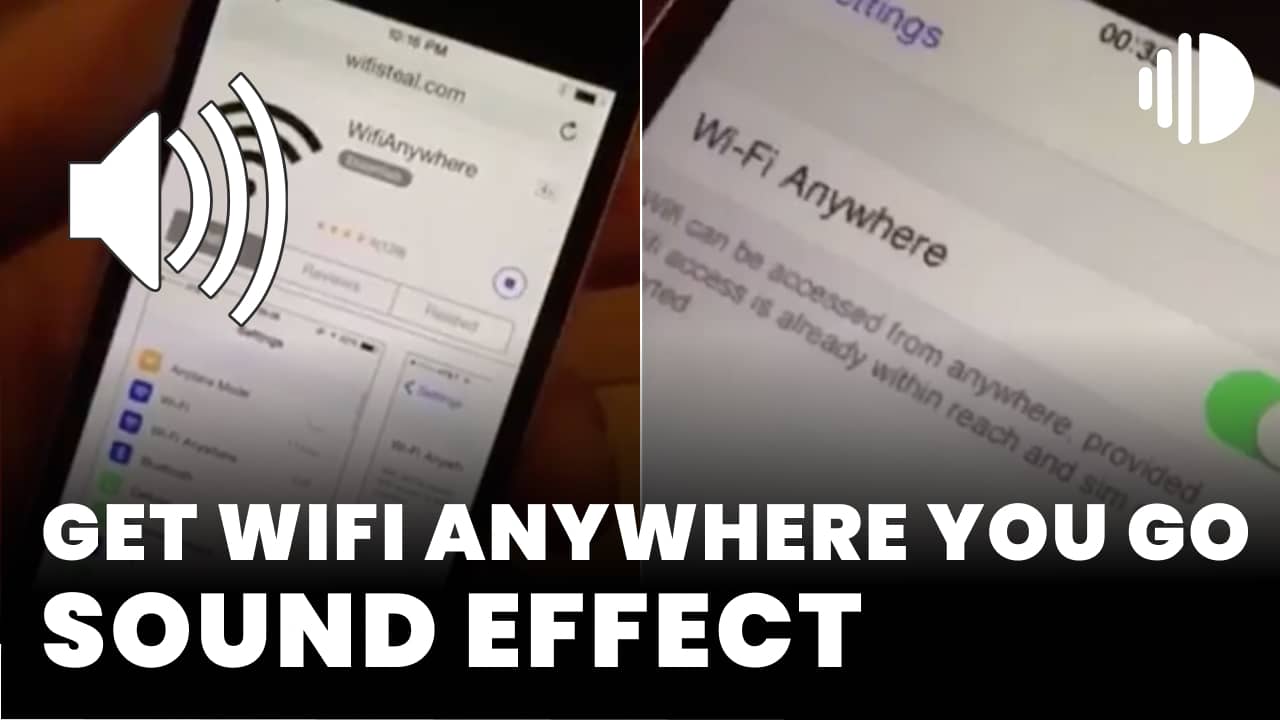 Get wifi anywhere you go Sound Effect - MP3 Download
