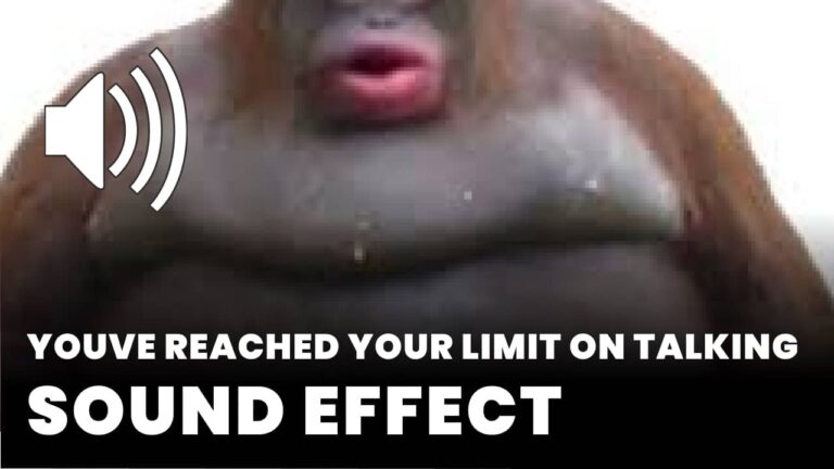 Youve reached your limit on talking Sound Effect - Free MP3