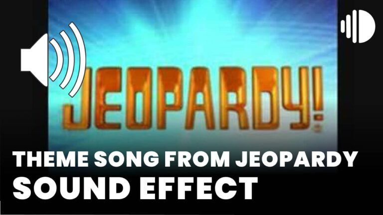 theme song from jeopardy Sound Effect - MP3 Download